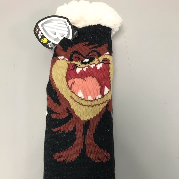 Underwear & Socks | Tasmanian Devil Sherpa Lined Socks New | Poshmark